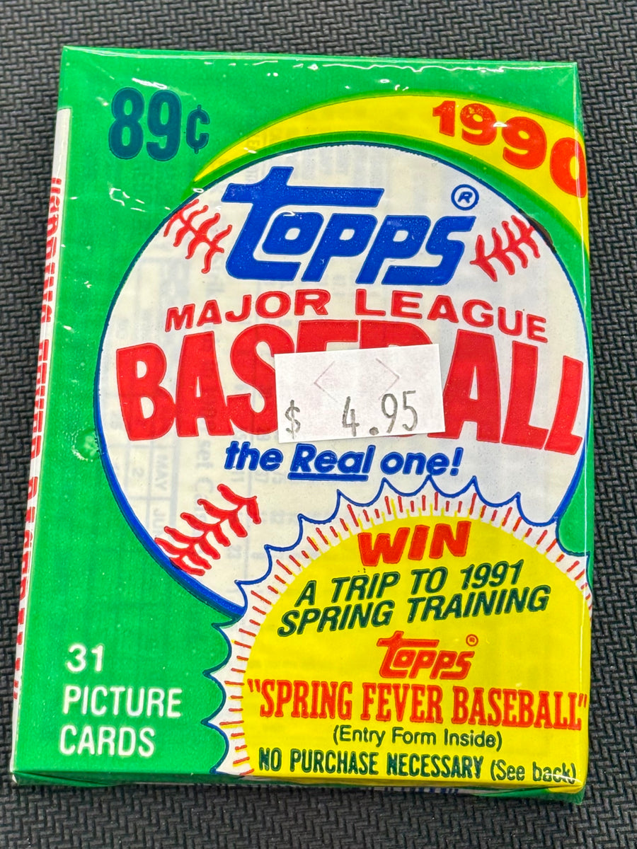 1990 Topps Baseball Jumbo Wax Pack (CHASE - Frank Thomas RC's ) – GSC
